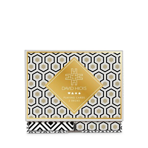David Hicks | Games | David Hicks Gift Geometric Playing Card Set Of 2 ...